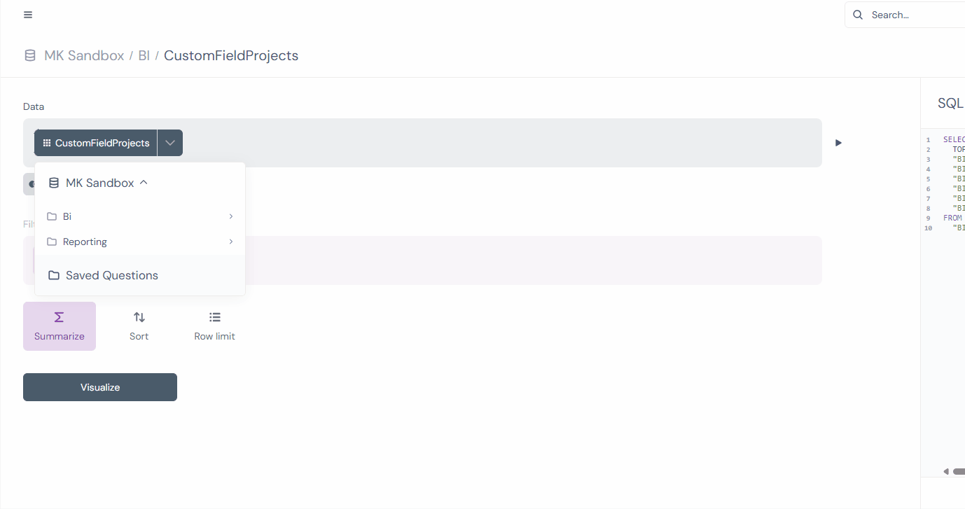 Building Custom Reports using Metabase